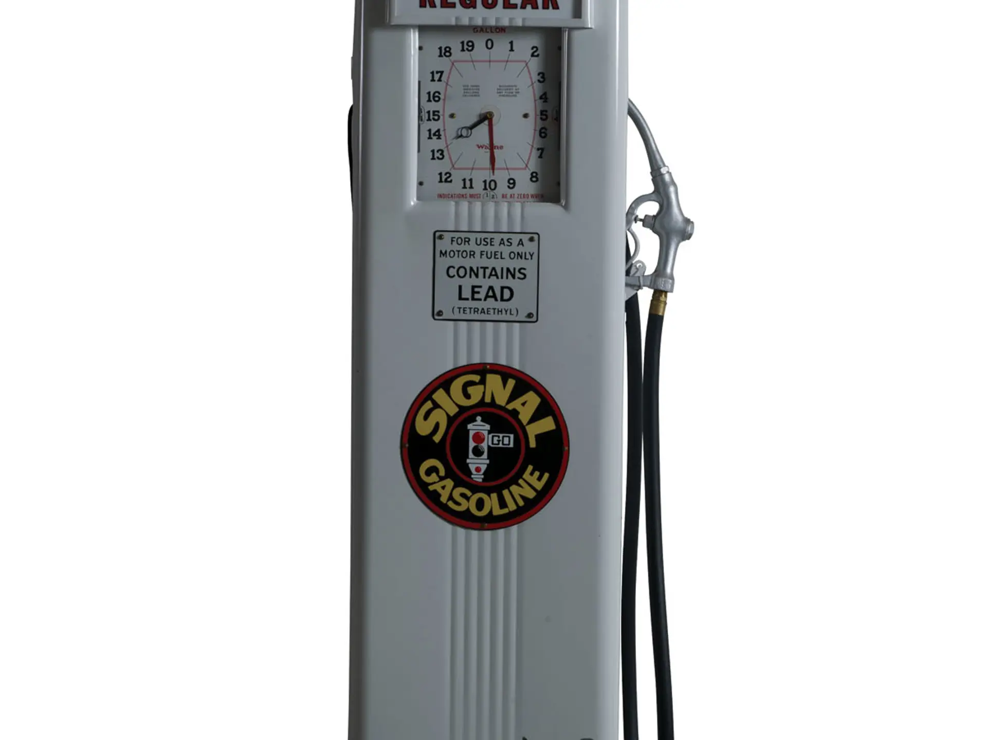 Signal clock face gas pump | The Dingman Collection 2012 | RM Sotheby's