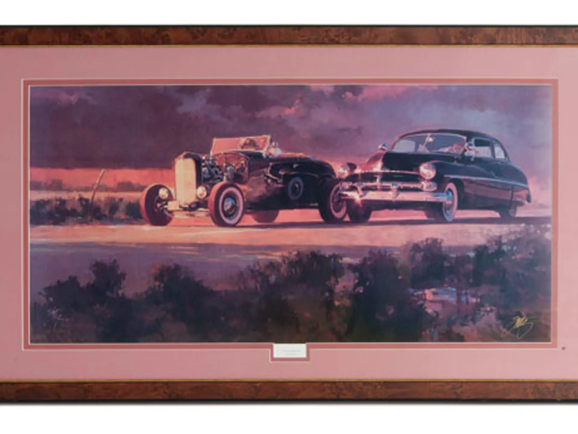 “Evening Riders" by Tom Fritz Framed Artist's Proof (41" X 23.5 ...