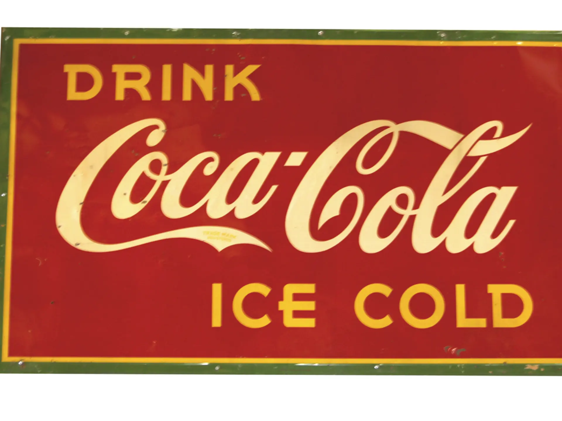 COCA-COLA SIGN | Private Collection of Tom & Marlene Stackhouse | RM ...