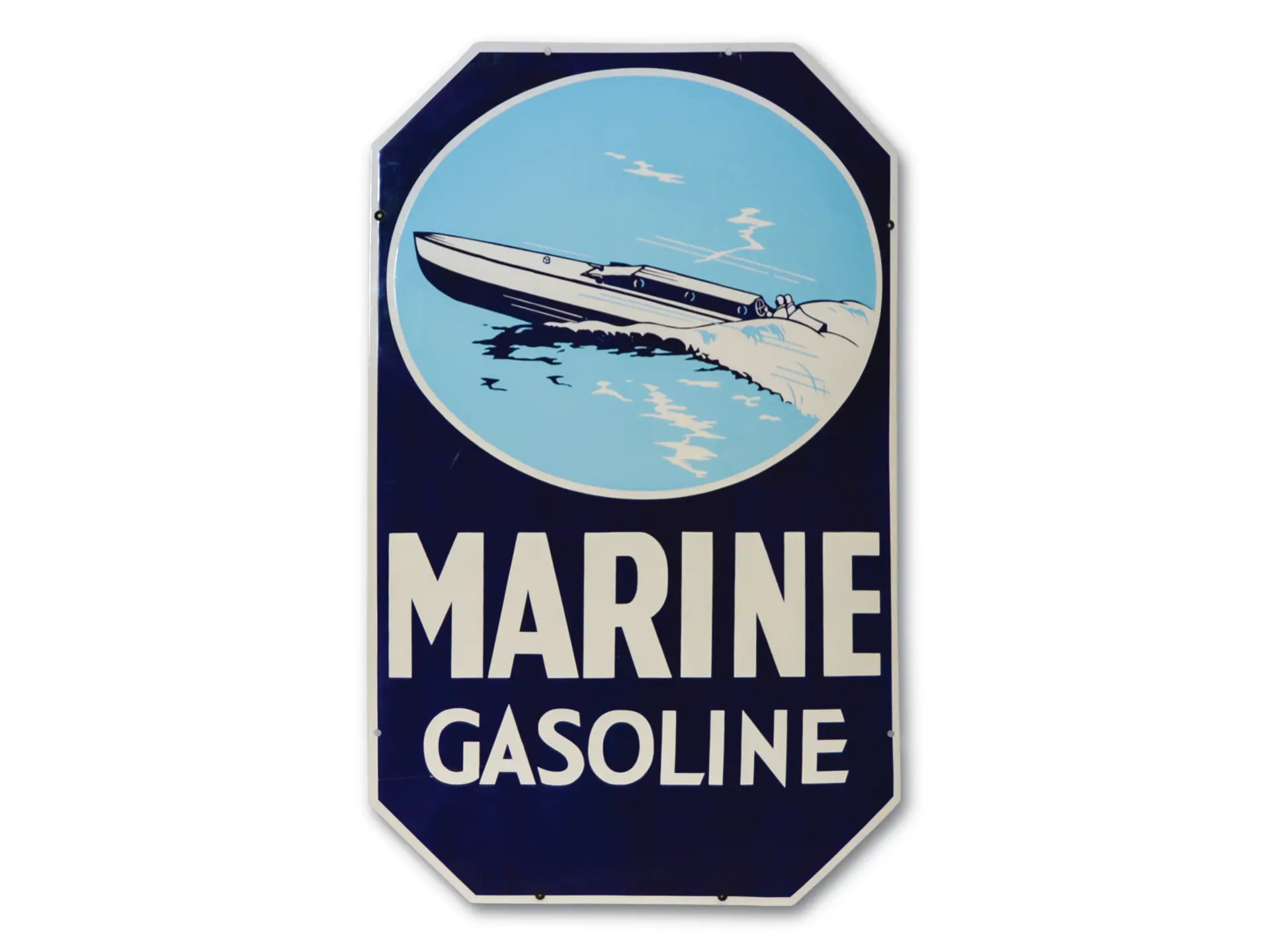 Marine Gasoline with Boat Logo Sign | Auburn Spring 2019 | RM Sotheby's