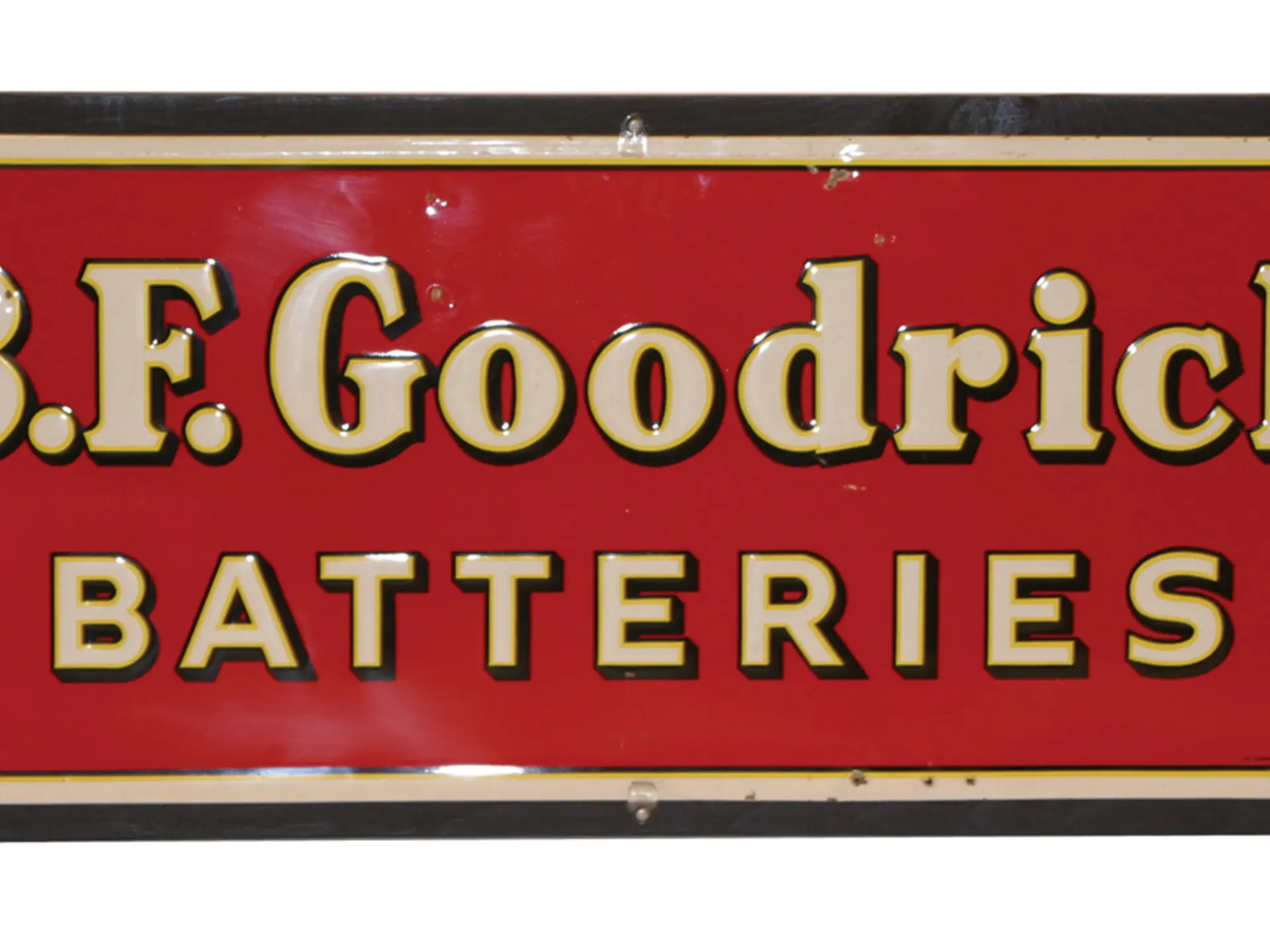 B.F. GOODRICH SIGN | Private Collection of Tom & Marlene Stackhouse ...