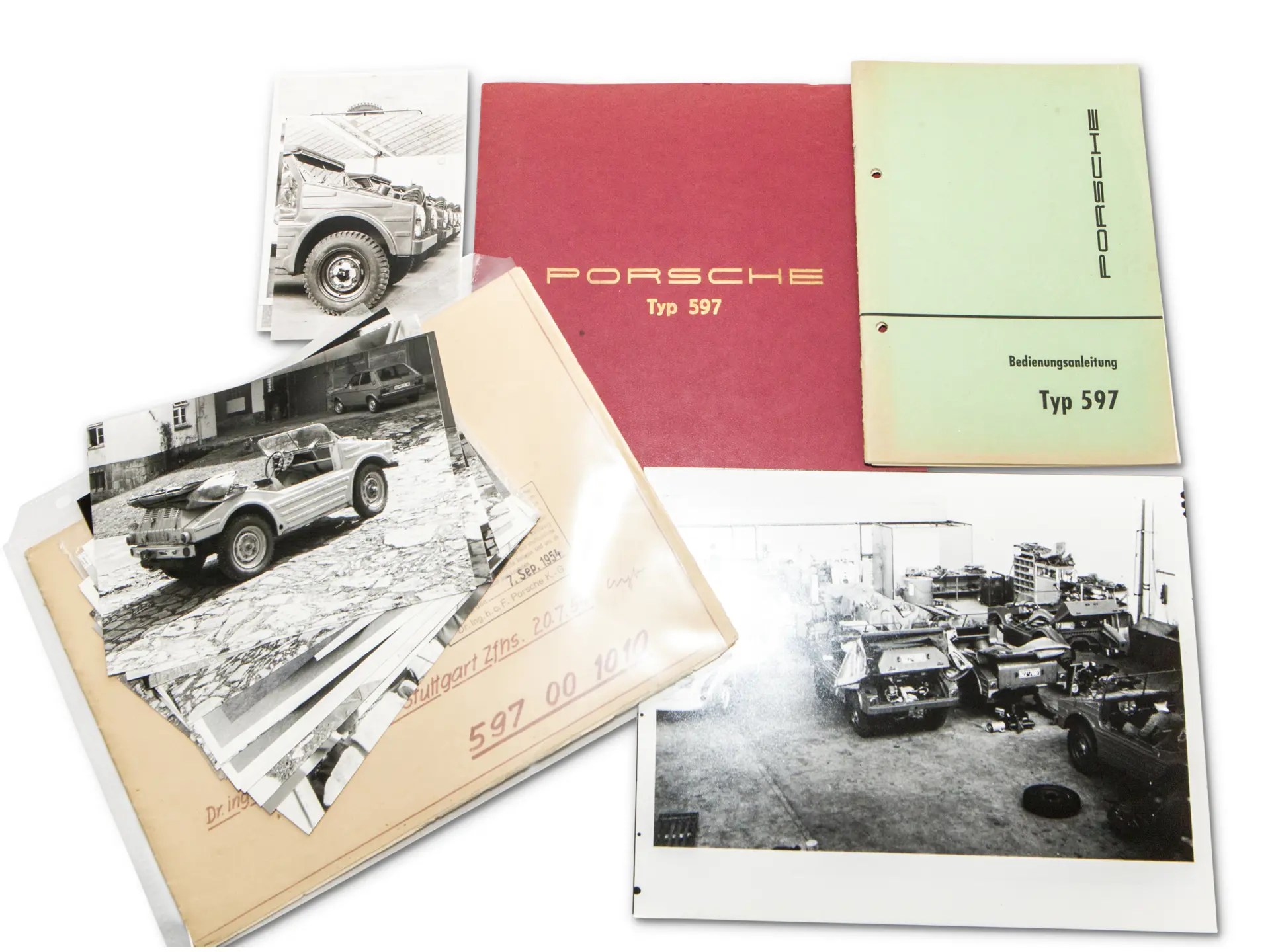 Porsche Type 597 Jagdwagen Portfolio, Owner's Manual, Blueprints, and ...