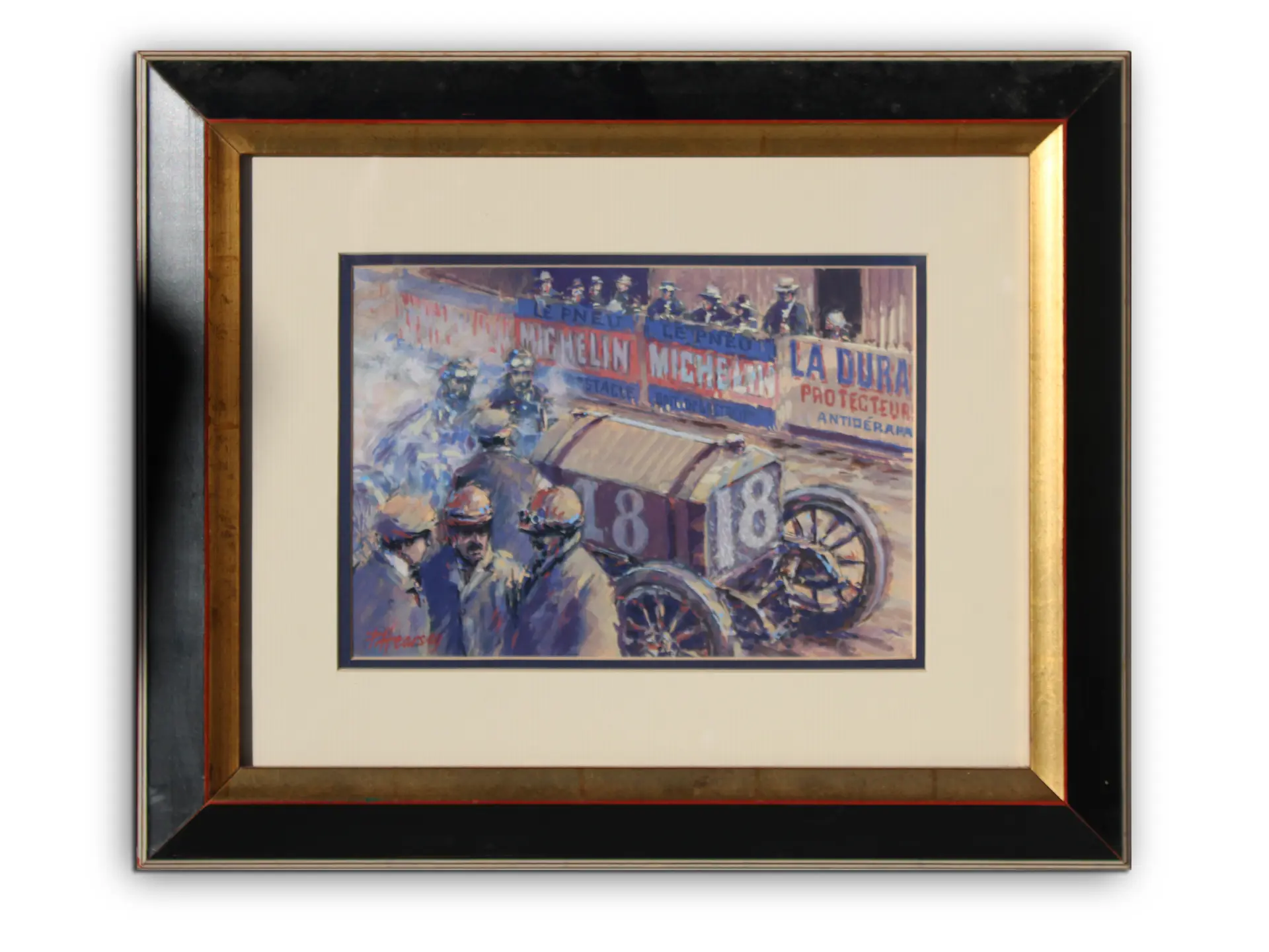 'Tracy's Locomobile' 1905 Gordon Bennett Painting by Peter Hearsey ...