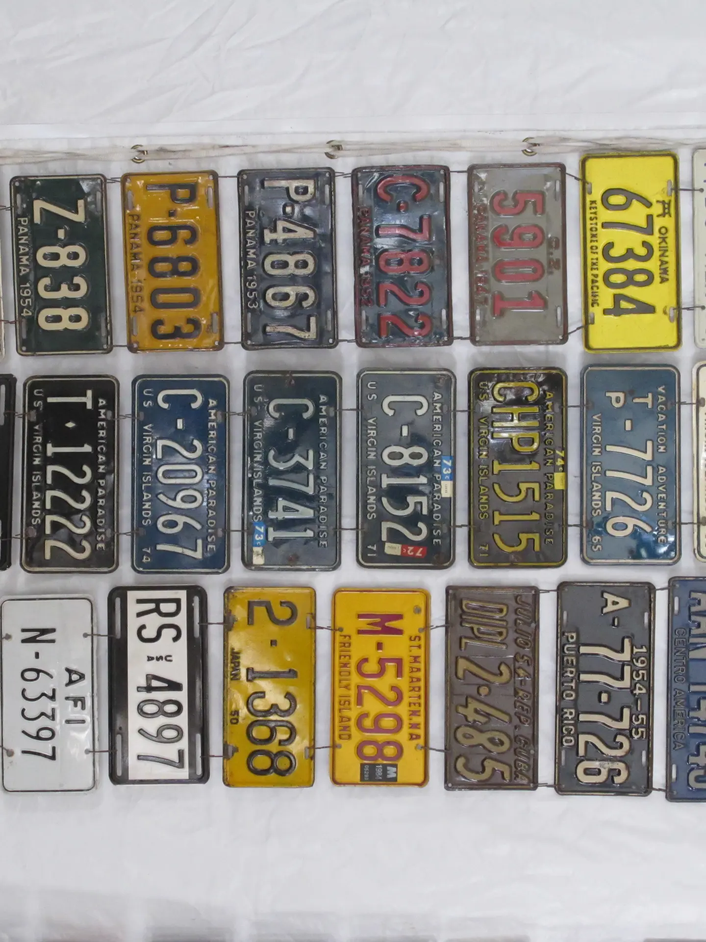 Lot of International License Plates | The Lee Roy Hartung Collection ...