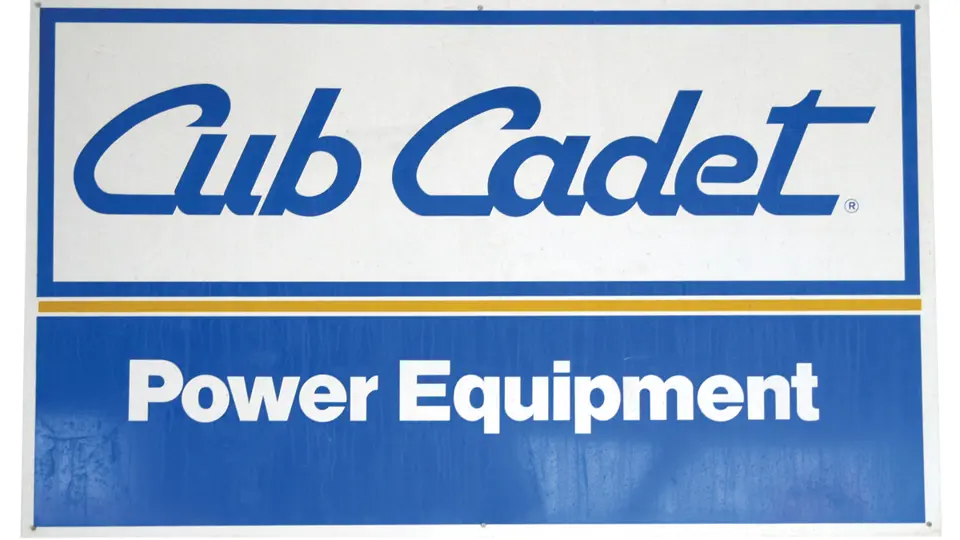 CUB CADET POWER EQUIPMENT SIGN | Private Collection of Tom & Marlene ...