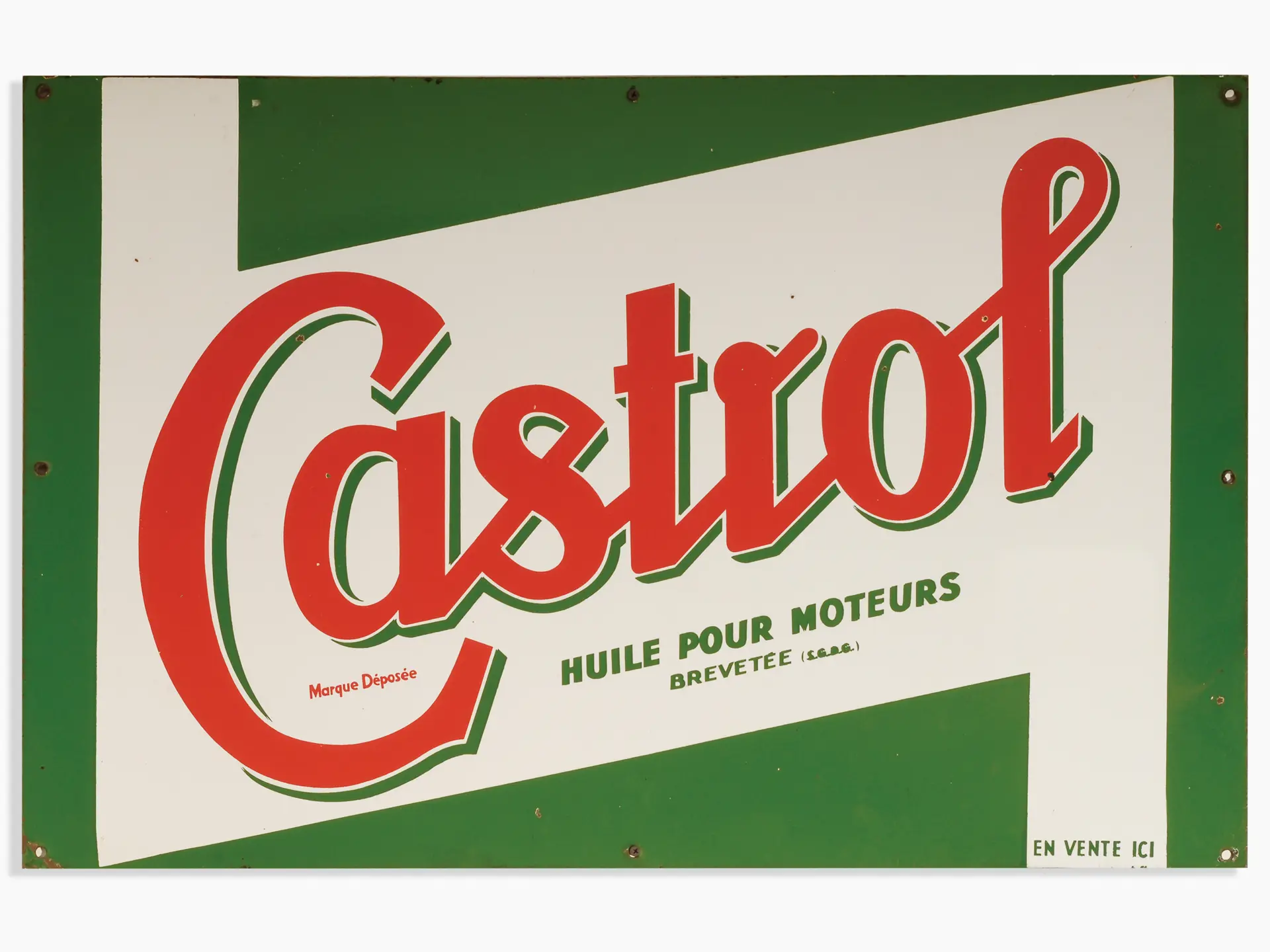 CASTROL MOTOR OIL SIGN | The Ponder Collection | RM Sotheby's