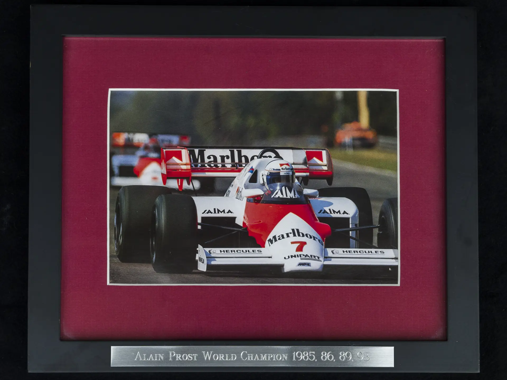 Alain Prost Signed Photograph | Open Roads, August 2021 | RM Sotheby's
