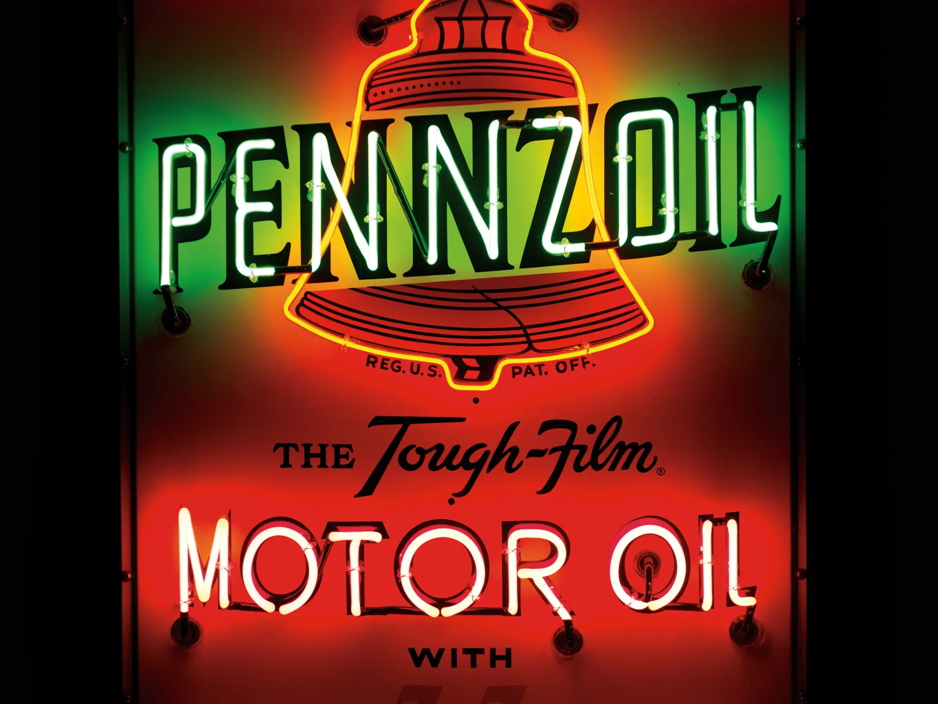 Pennzoil Motor Oil Neon Sign | The Bruce Weiner Microcar Museum | RM ...