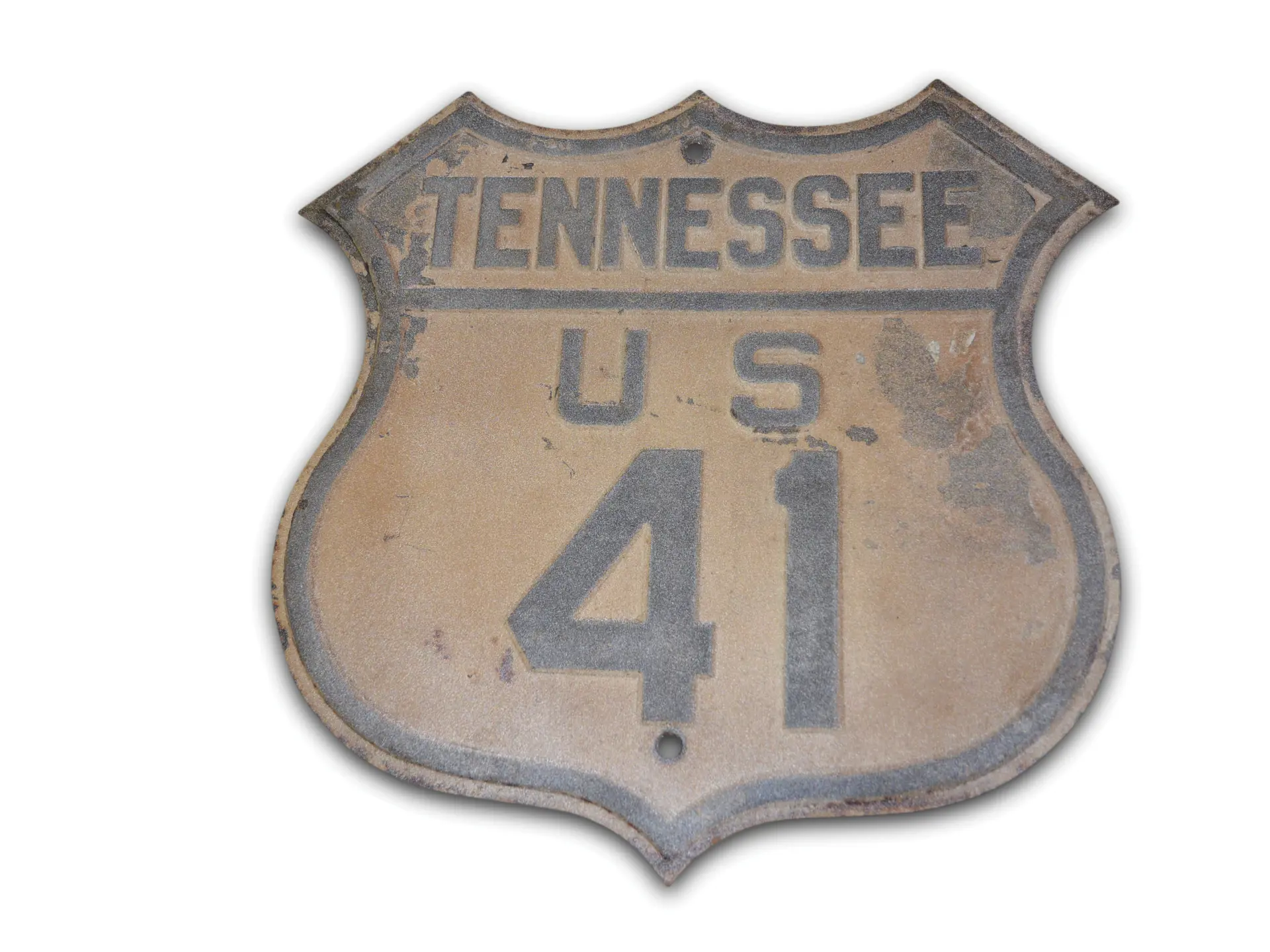 Tennessee U.S. Route 41 Shield Tin Sign | Auburn Fall 2019 | RM Sotheby's