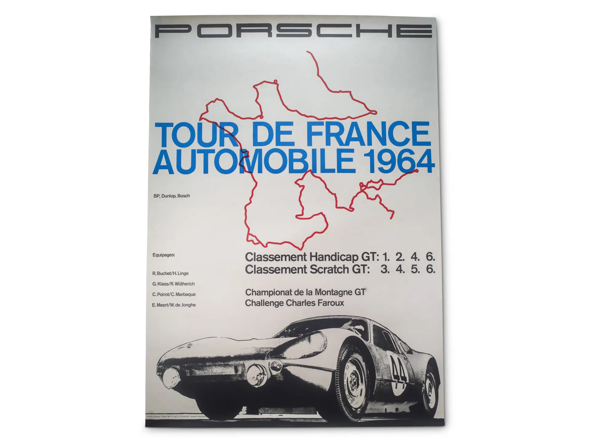 Tour de France Automobile, 1964 | A Lifetime of Porsche Memorabilia ...