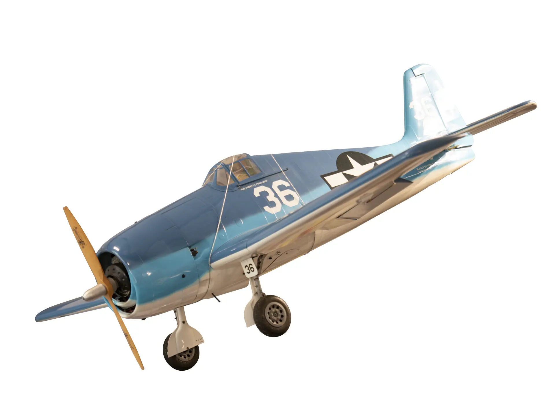 U.S. Navy Grumman F6F Hellcat Model Airplane | Gene Ponder Collection ...