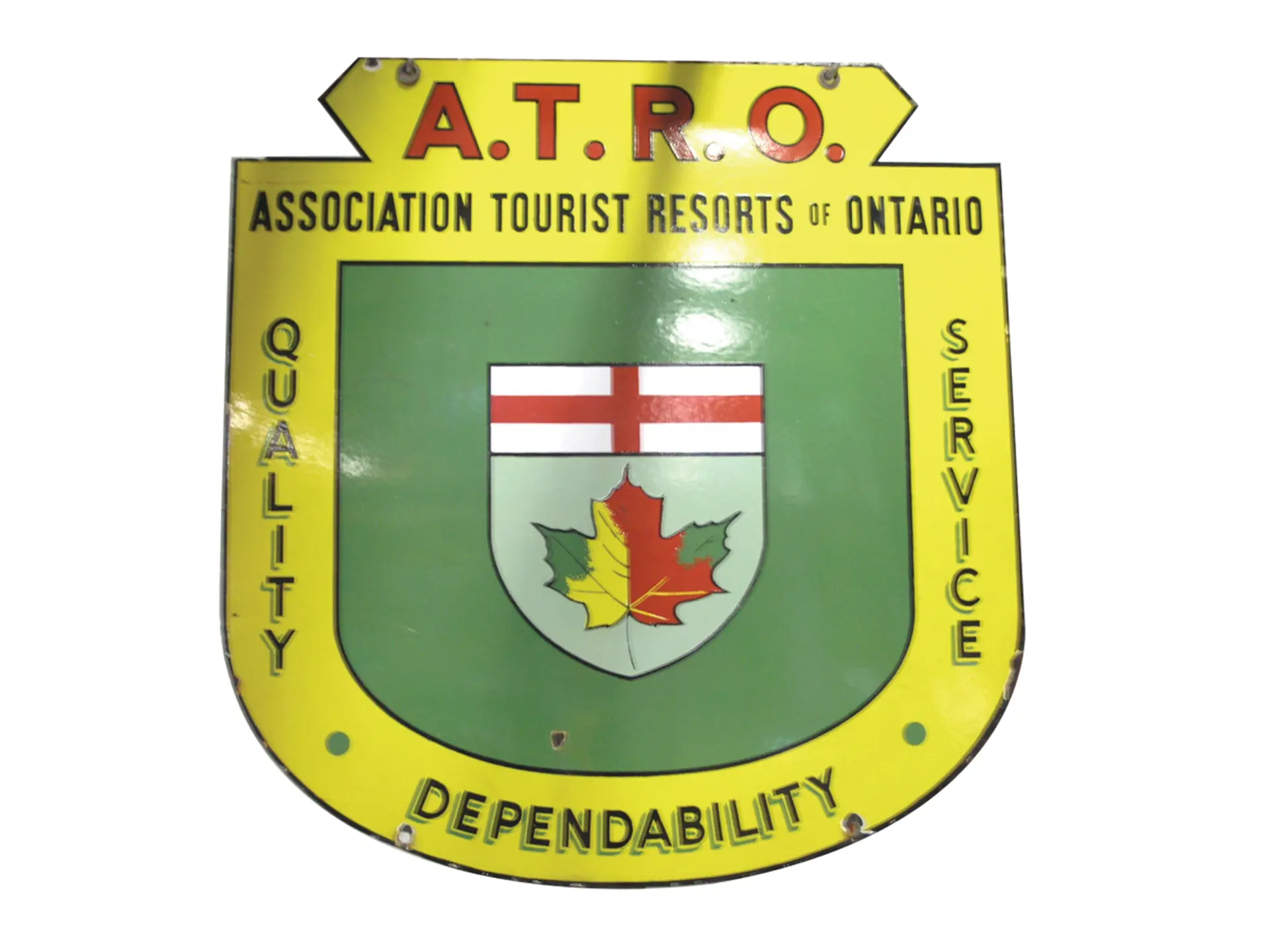ONTARIO TOURISM SIGN | Private Collection of Tom & Marlene Stackhouse ...