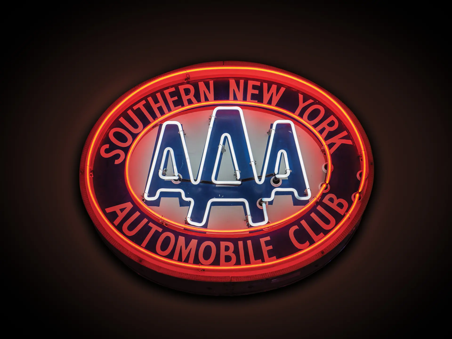 AAA Southern New York Double-Sided Neon Sign | The Dingman Collection ...
