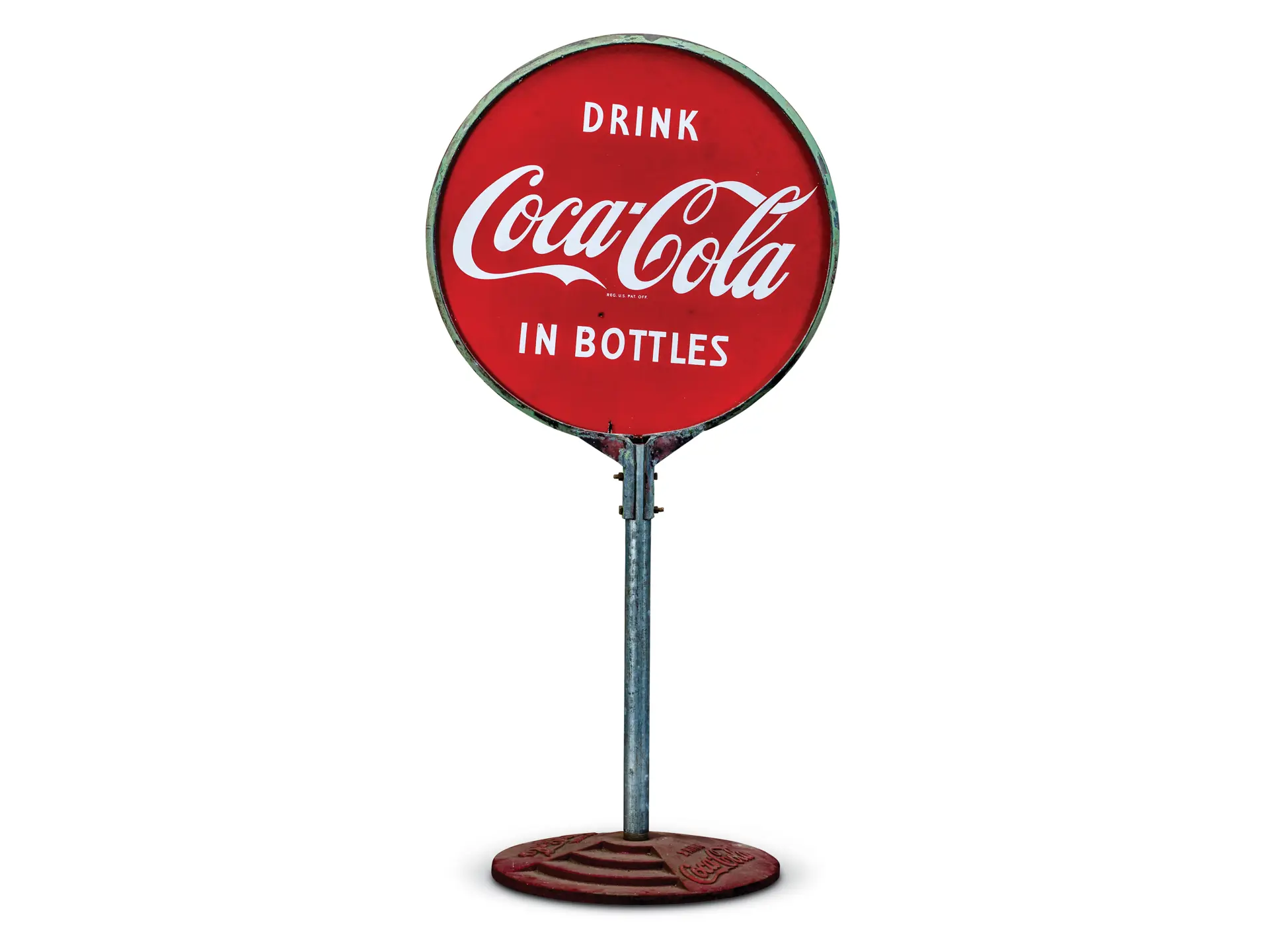 Drink Coca-Cola In Bottles Curb Sign | Auburn Spring 2019 | RM Sotheby's