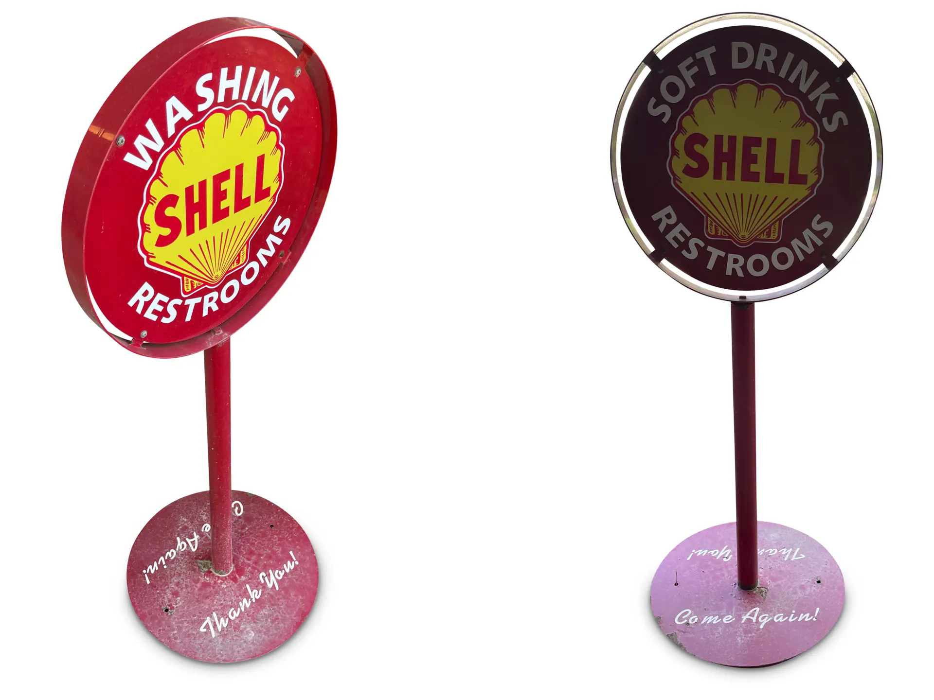 Shell Soft Drink and Restroom Curb Sign | Gene Ponder Collection | RM ...