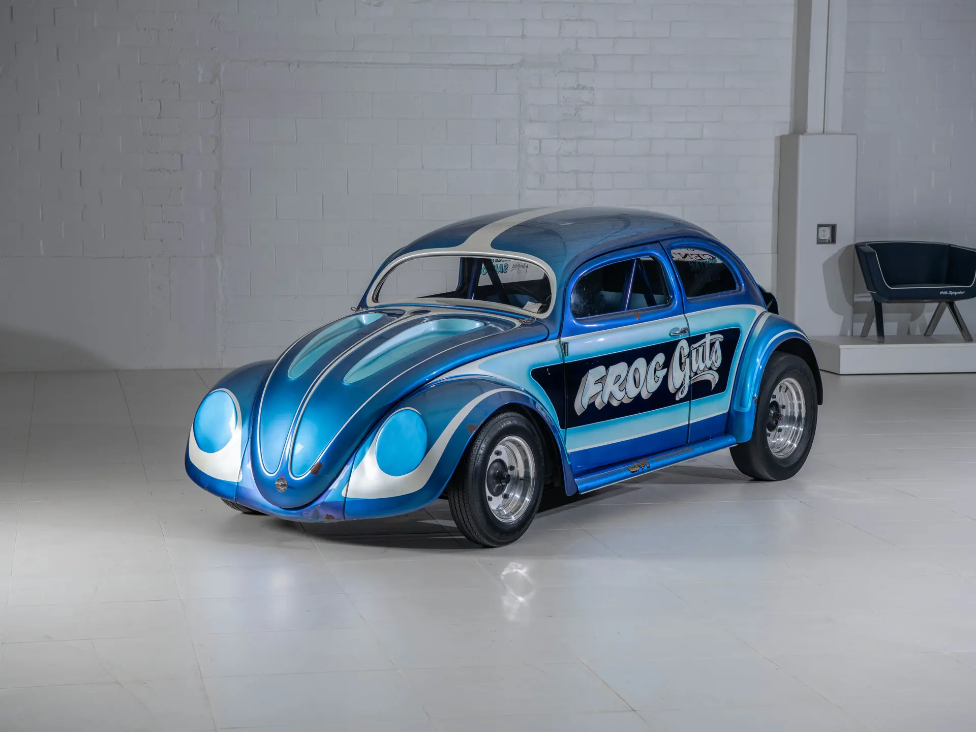 1955 Volkswagen Beetle Custom "Frog Guts" | The White Collection | RM ...