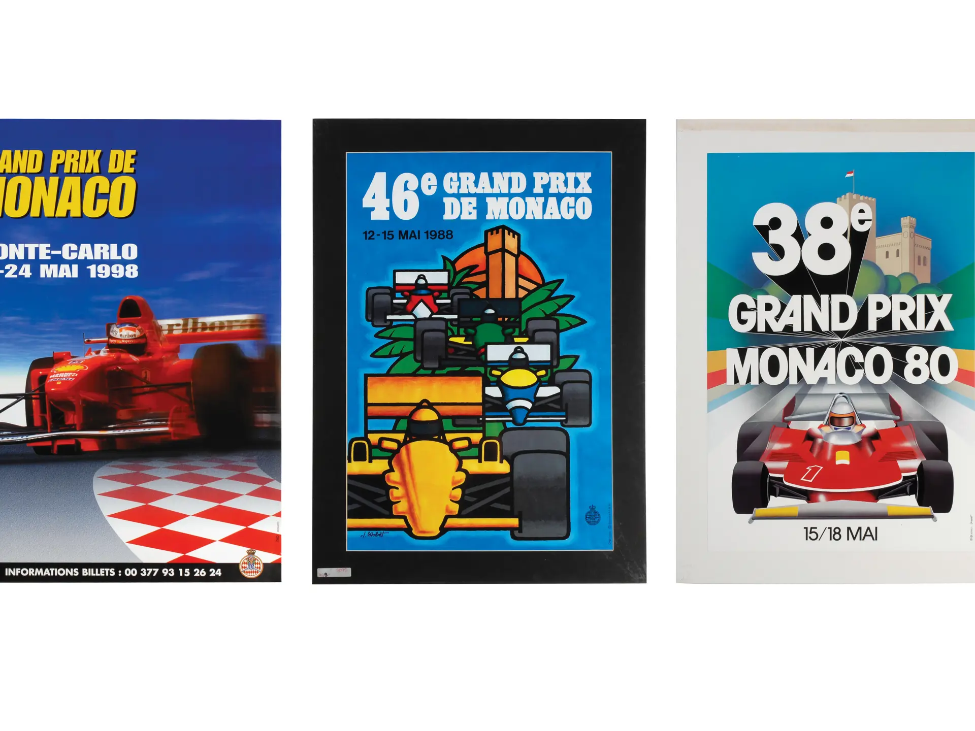 Complete Run of 1980's Monaco Grand Prix Posters | Ferrari – Leggenda e ...