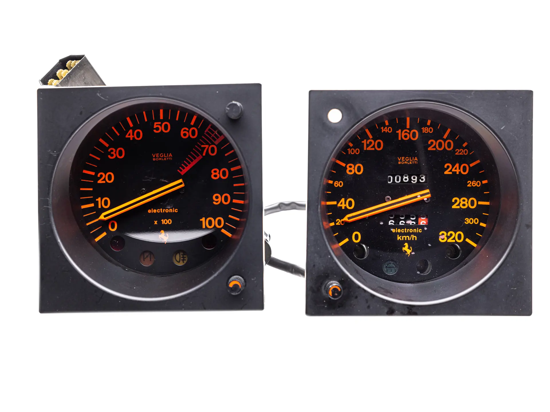 Ferrari 512 BB Speedometer and Tachometer | The Garagista Collection ...