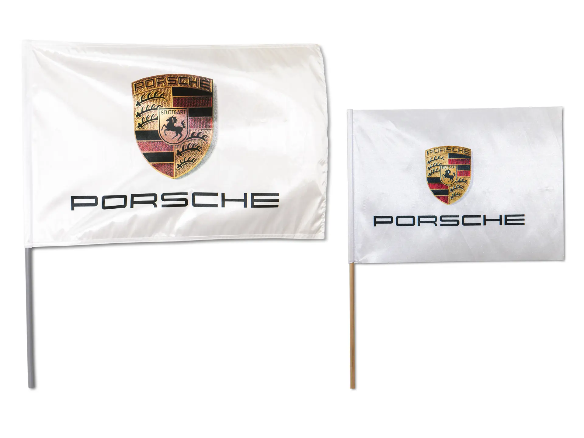 Pair of Porsche Crest Flags | A Lifetime of Porsche Memorabilia, Part I ...