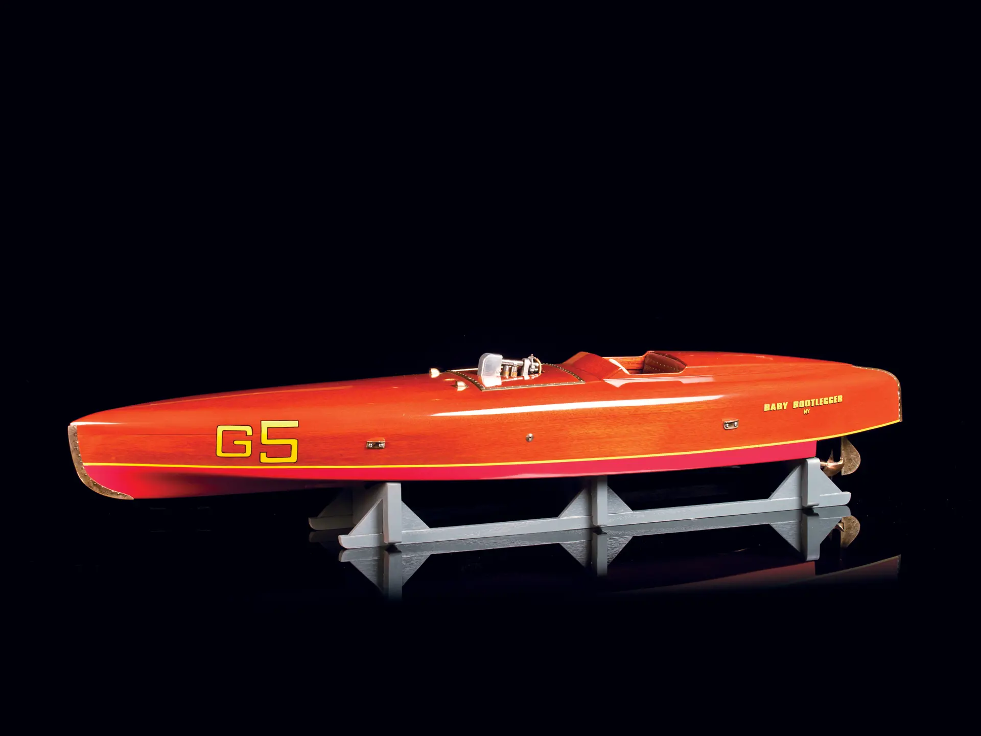 1924 "Baby Bootlegger" Gold Cup Boat Model | The Milhous Collection ...