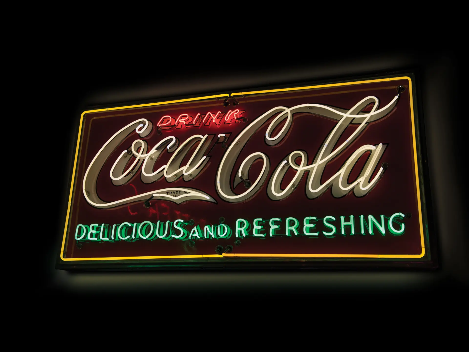 Coca-Cola Delicious and Refreshing Neon Sign | The Dingman Collection ...