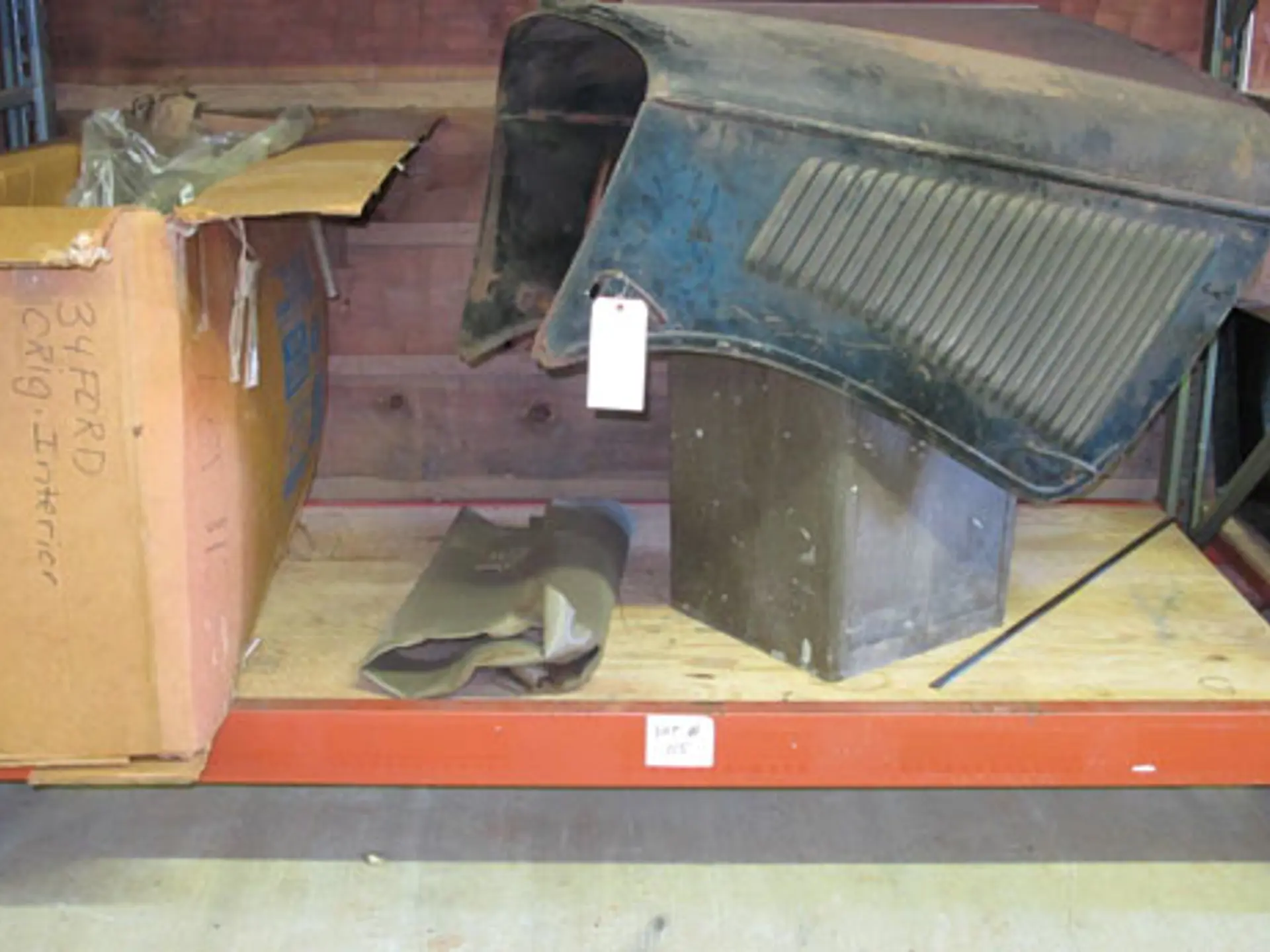 '34 Ford Hood and Original Interior Materials | The Milton Robson ...