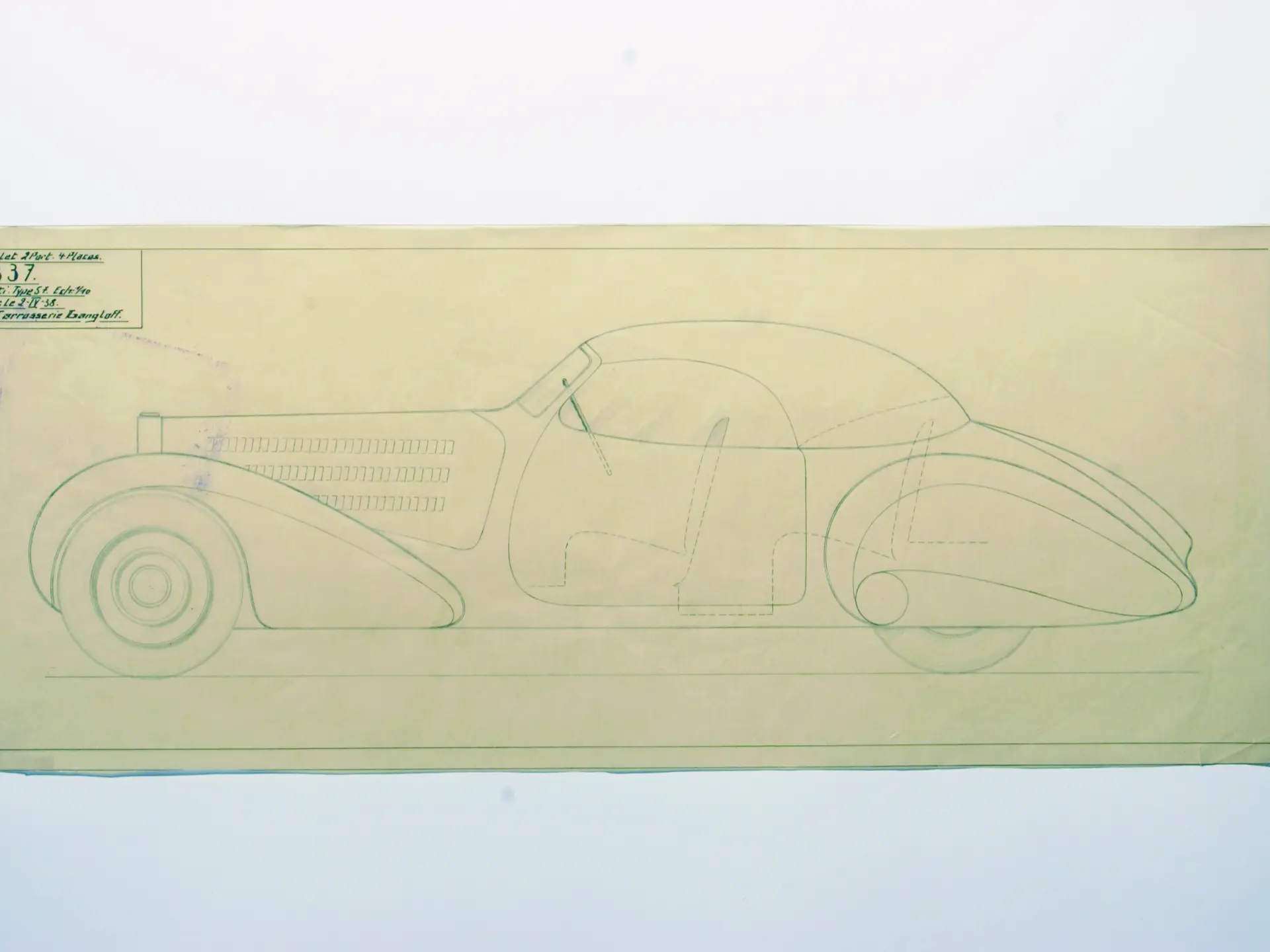 Bugatti Drawings | Sports & Classics of Monterey 2009 | RM Sotheby's