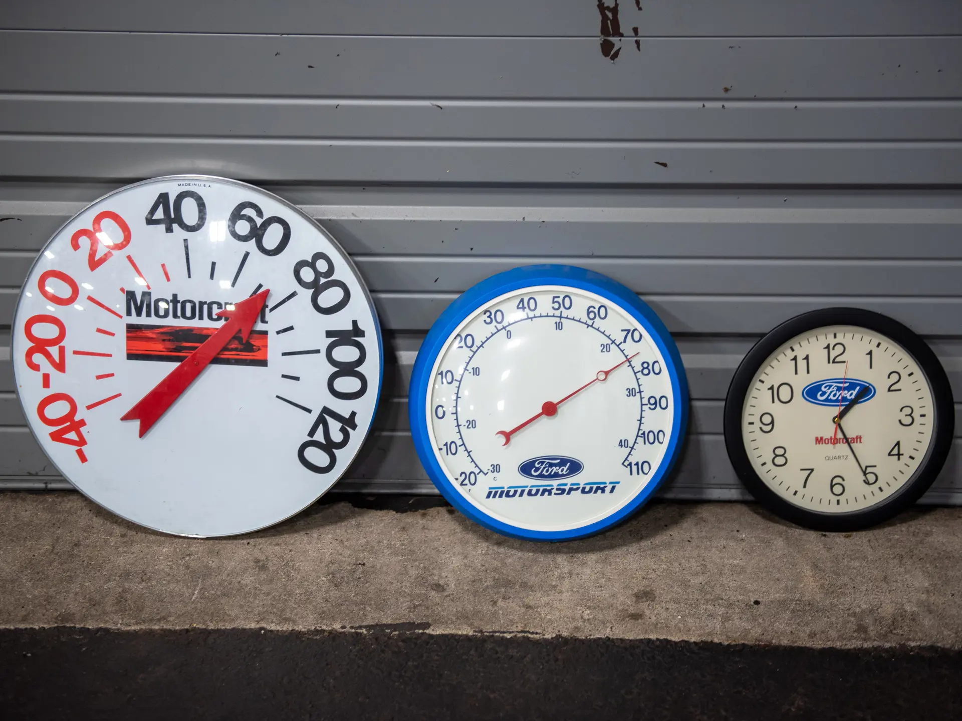 Ford Motorcraft Clock and Thermometers | Auburn Fall 2021 | RM Sotheby's