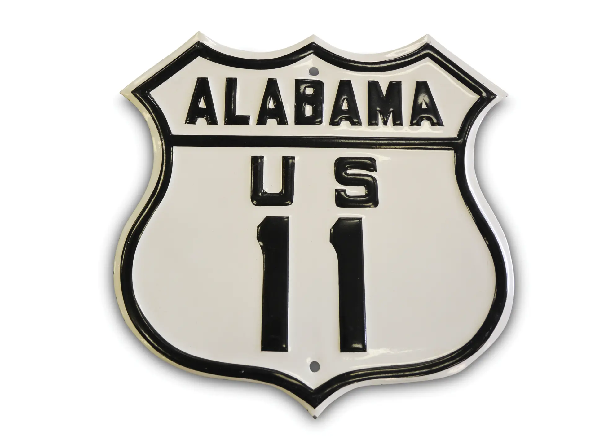 Alabama U.S. Route 11 Shield Repainted Tin Sign | Auburn Fall 2019 | RM ...