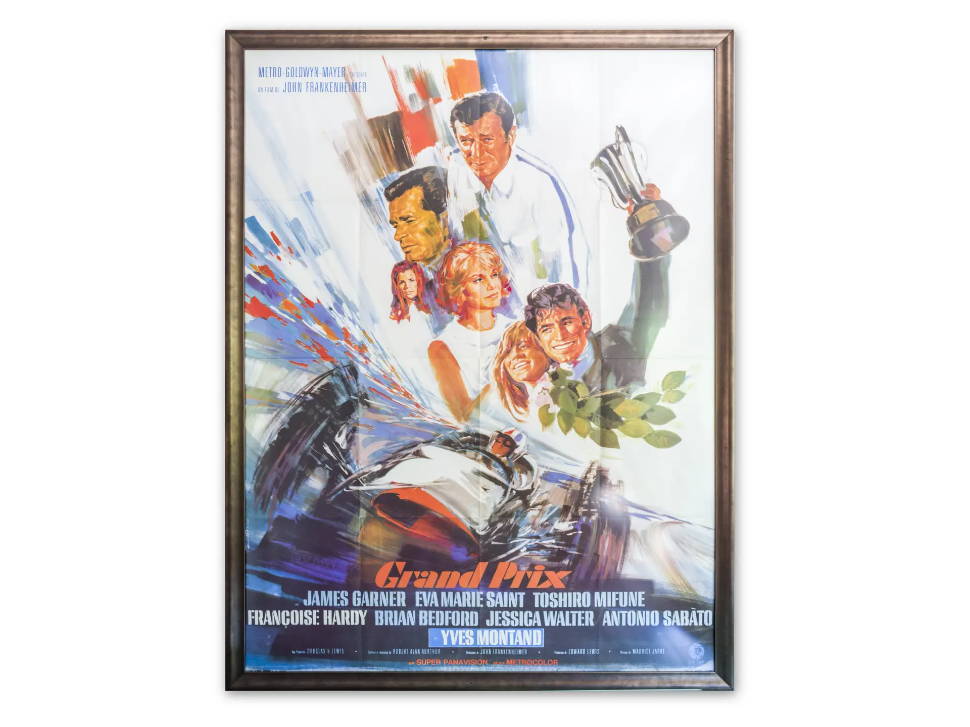 Grand Prix Movie Poster Original Framed | Gene Ponder Collection | RM ...