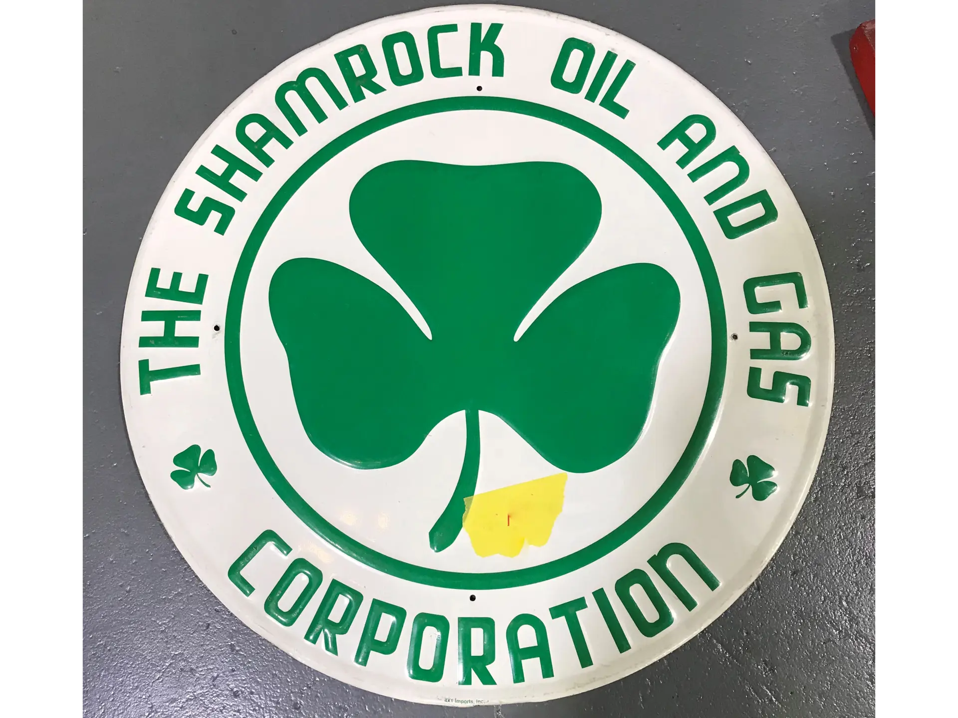Shamrock Oil and Gas Corporation Sign | Auburn Fall 2018 | RM Sotheby's