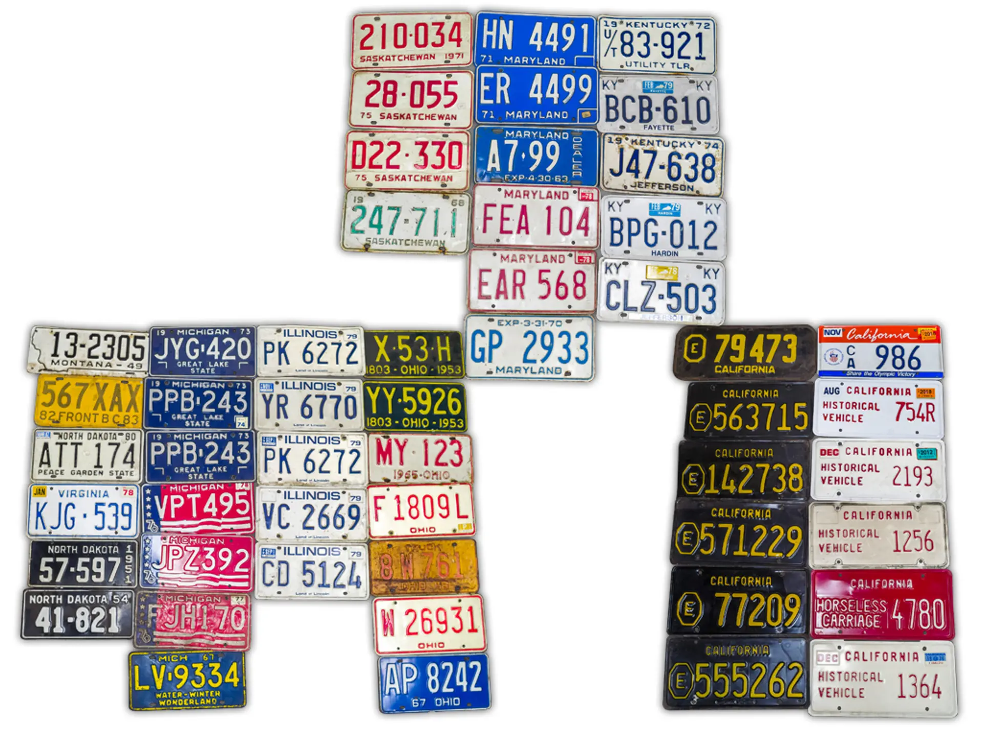 Assorted License Plates | THE MITOSINKA COLLECTION | RM Sotheby's