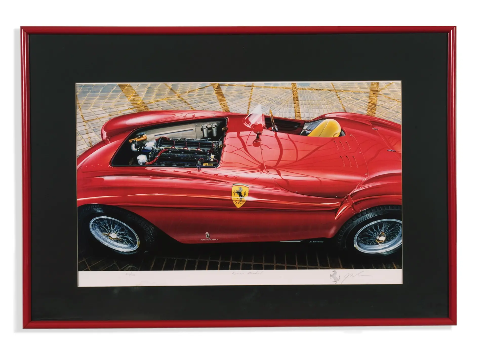 FRAMED FERRARI PRINT | The Ponder Collection | RM Sotheby's