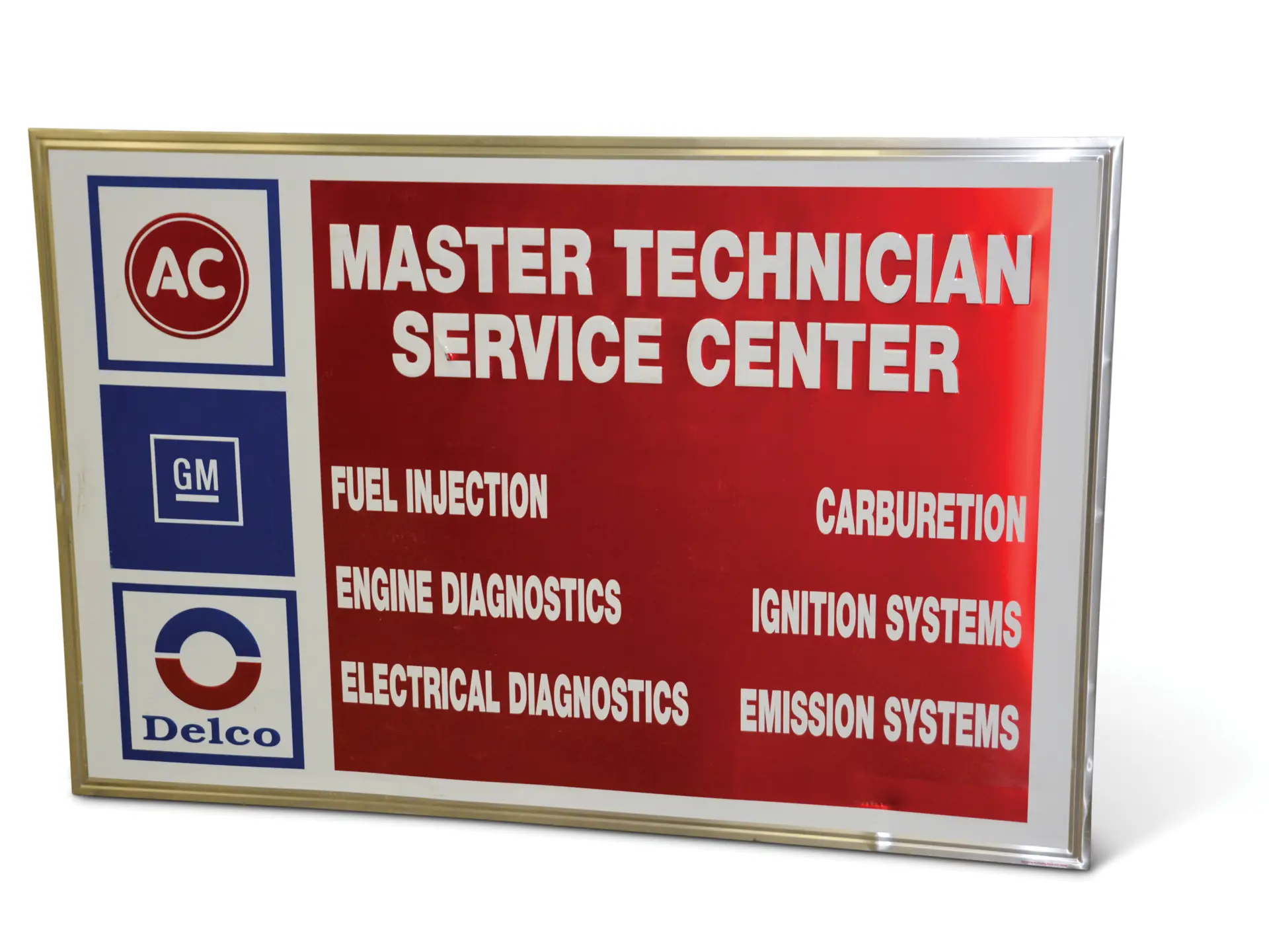 GM AC Delco Master Technician Service Center Metal Sign | Auburn Fall ...