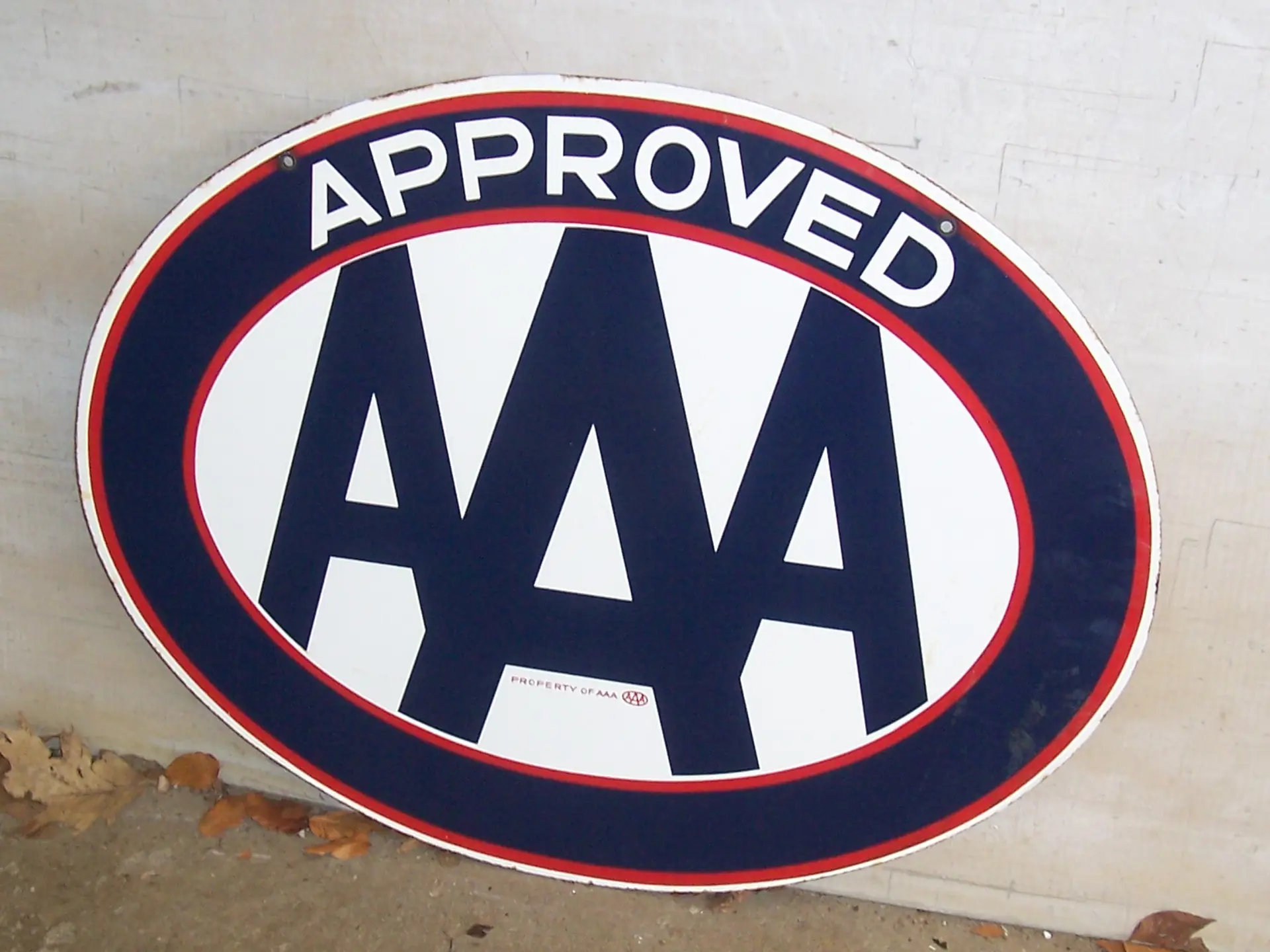 AAA Approved Porcelain Sign | Auburn Fall 2018 | RM Sotheby's