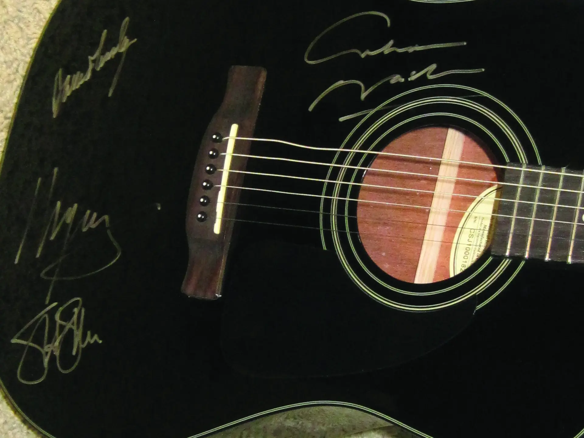Autographed Black Guitar | Auburn Fall 2010 | RM Sotheby's