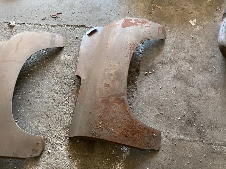 Porsche 356 Rear Left Wing | The Junkyard: The Rudi Klein Collection ...
