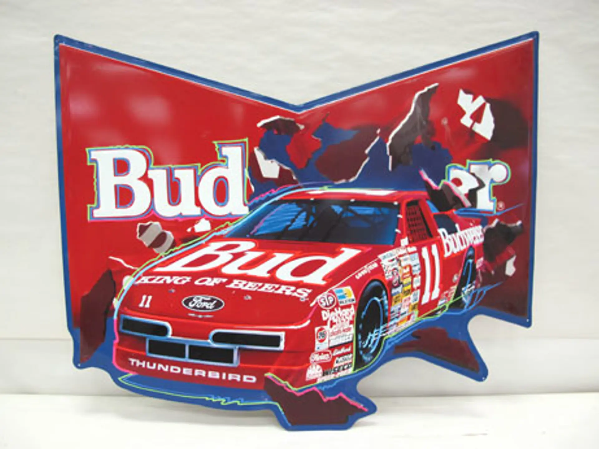 2 Budweiser King of Beer Thunderbird Nascar Signs | Auburn Spring 2013 ...