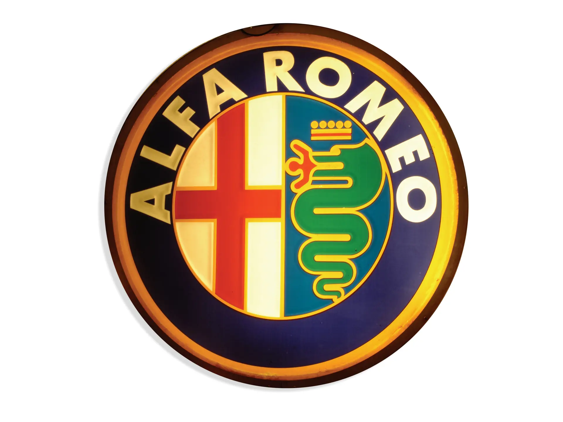 ILLUMINATED ALFA ROMEO SIGN | The Ponder Collection | RM Sotheby's