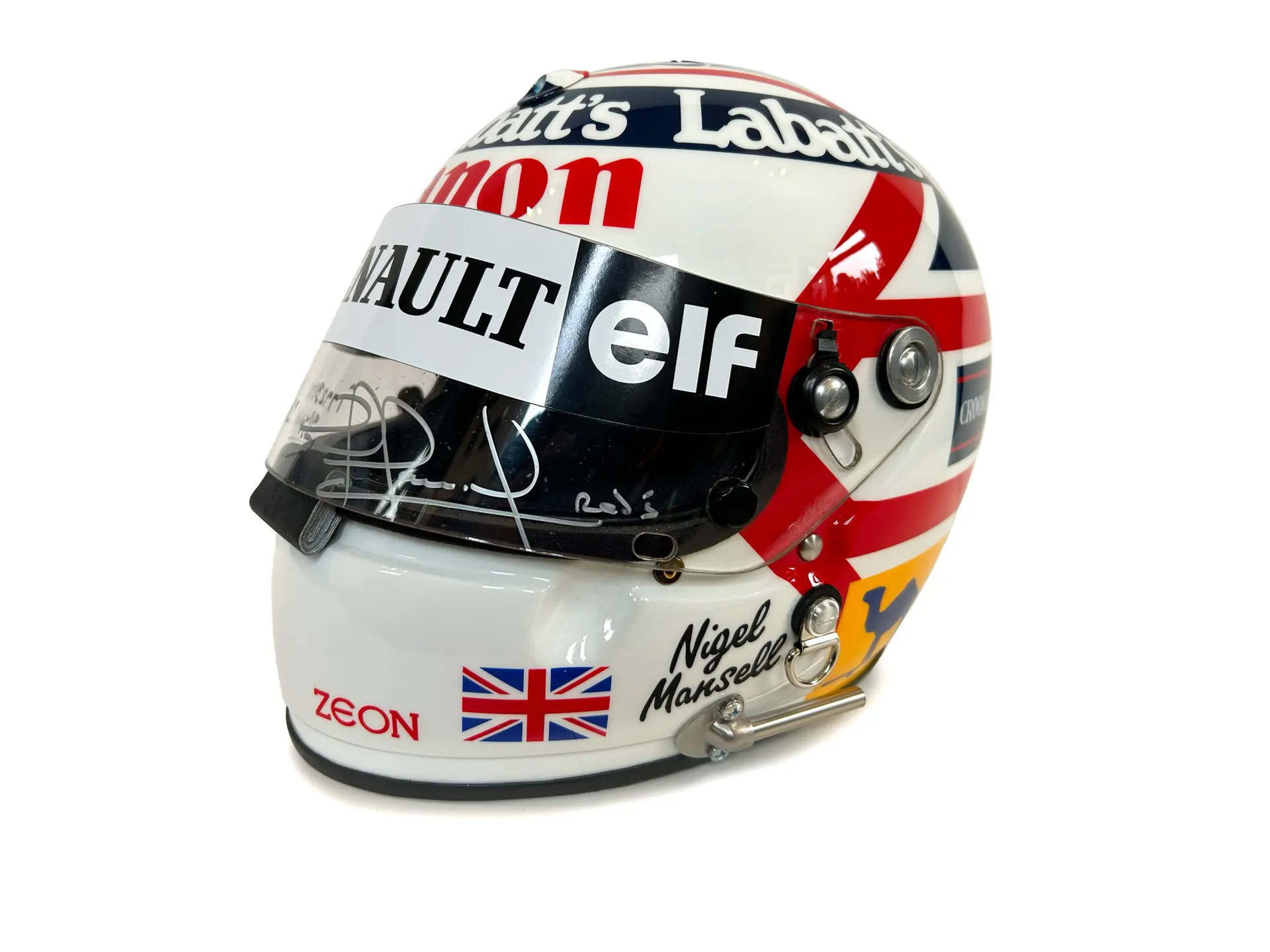 1992 Nigel Mansell British GP Replica Helmet | Cliveden House | RM ...