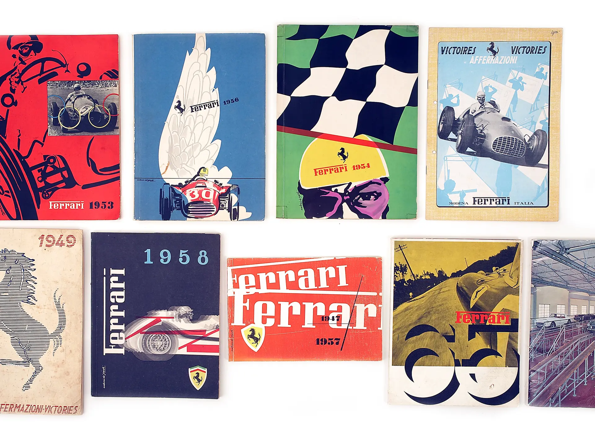 COMPLETE RUN OF FERRARI YEARBOOKS 1949-2007 | Ferrari – Leggenda e ...