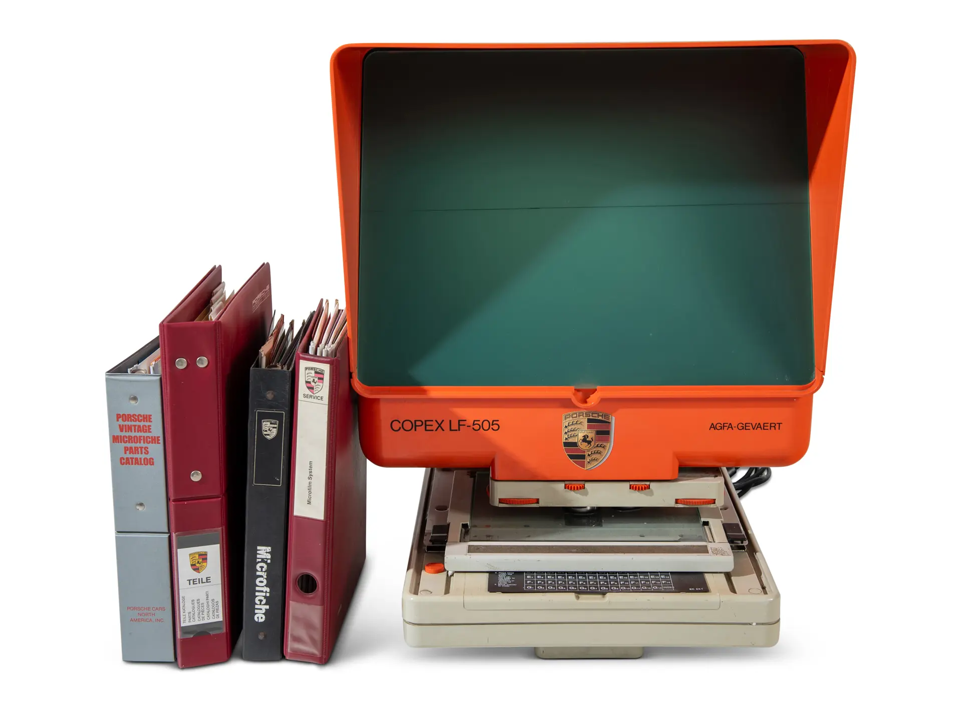 Coplex LF-505 Microfiche System with Porsche Microfiche Covering 356 to ...