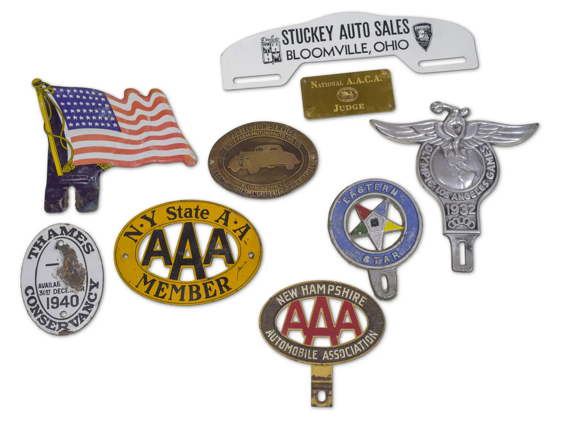 Assortment of License Plate Toppers and Badges | THE MITOSINKA ...