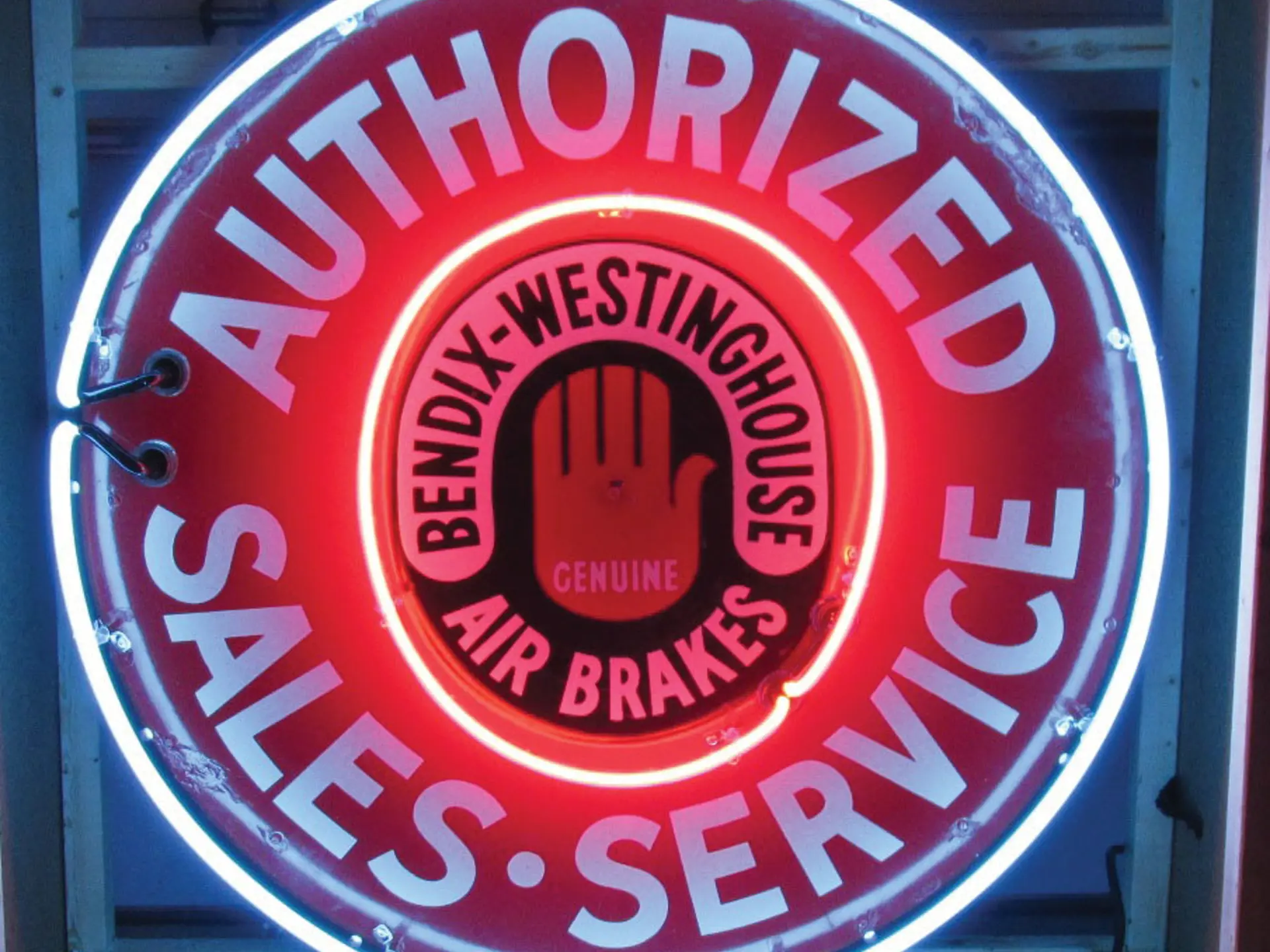 Original Bendix WestingHouse Air Brakes Authorized Sales Service Neon ...