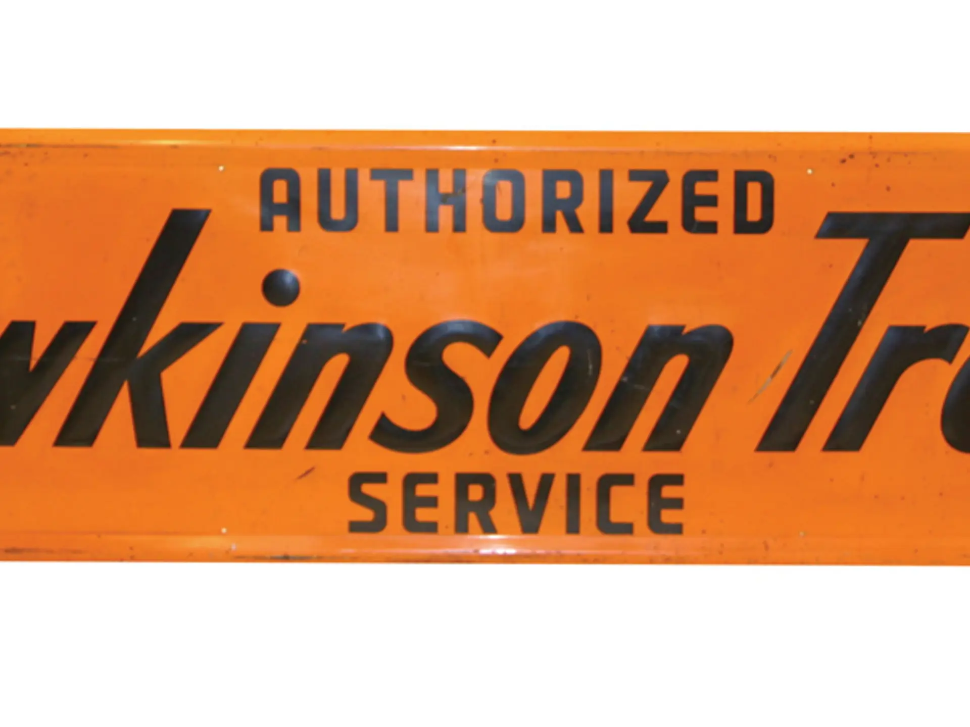 HAWKINSON TREAD SIGN | Private Collection of Tom & Marlene Stackhouse ...