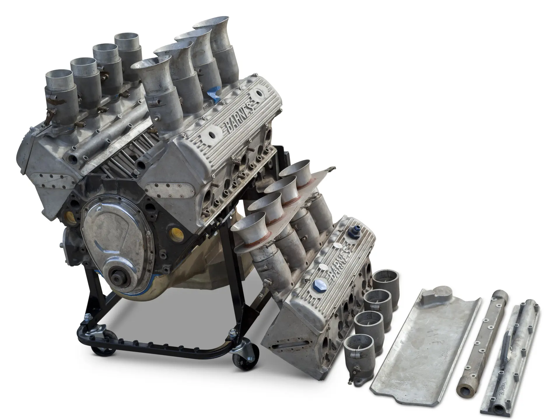 Chevrolet Sprint Car Small-Block Racing Engine with Barnes Cylinder ...