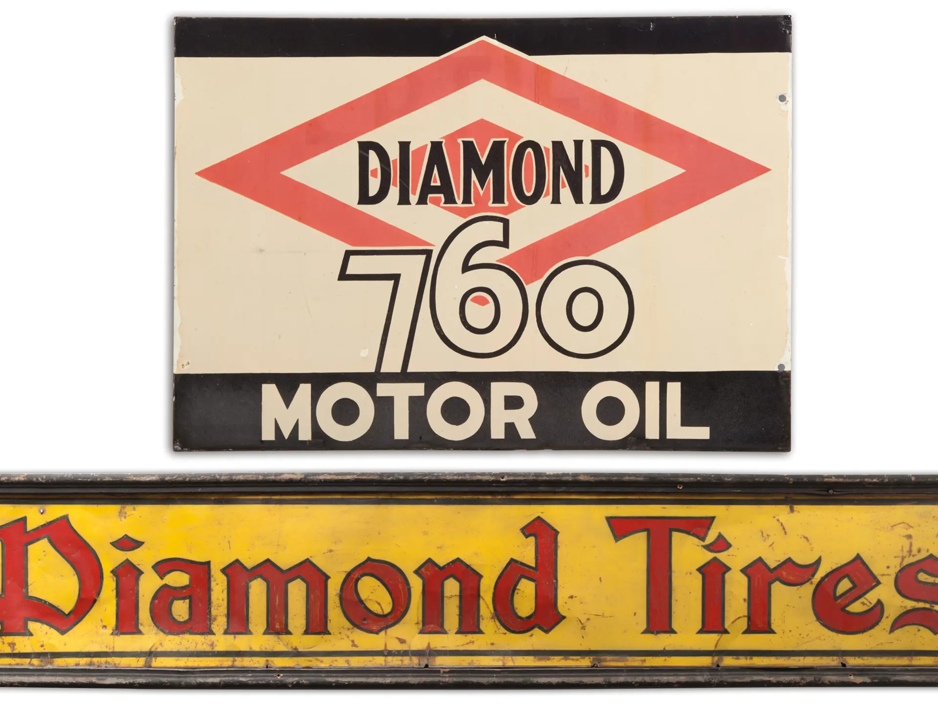 Two Diamond Tires Signs | The Dingman Collection 2012 | RM Sotheby's