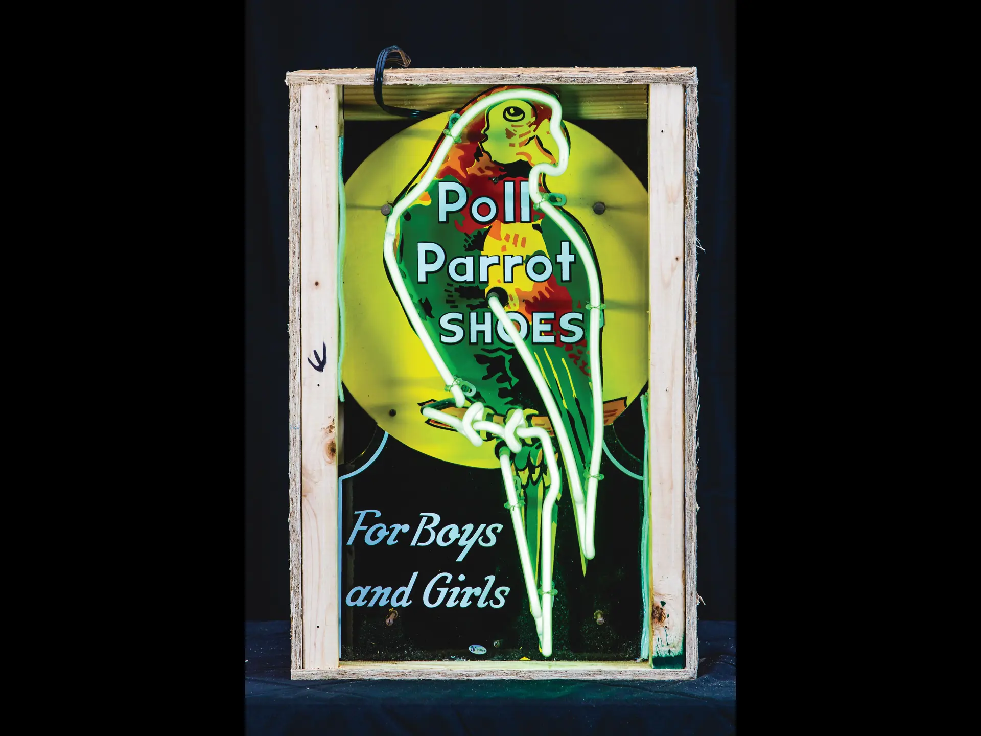 Poll Parrot Shoes For Boys and Girls Neon Sign | Auburn Spring 2019 ...