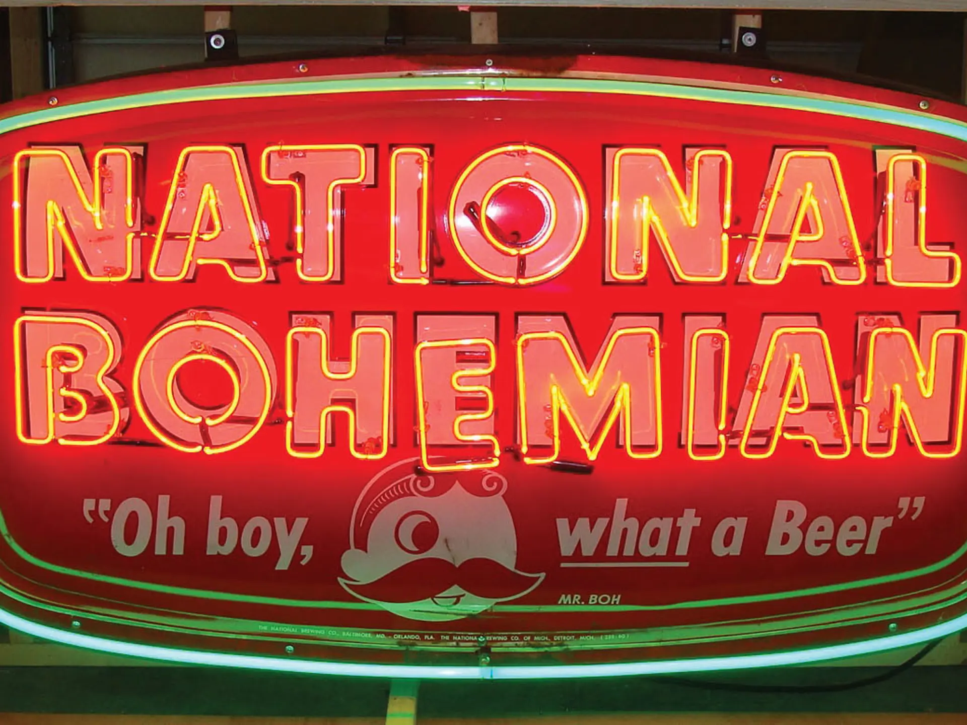 Original 1940's National Bohemian "Oh Boy What A Beer" | Auburn Fall ...