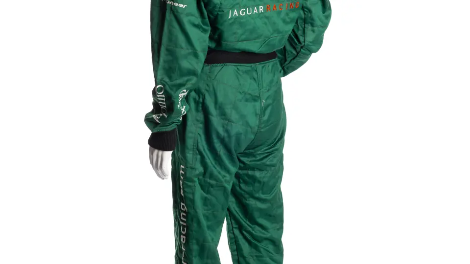 2003 Mark Webber Jaguar Racing Formula 1 OMP Promotional Racing Suit ...